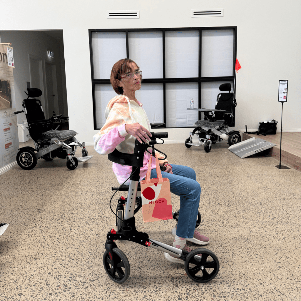 Order Double Folding Rollator Walker VIC | AssistiveTechHub