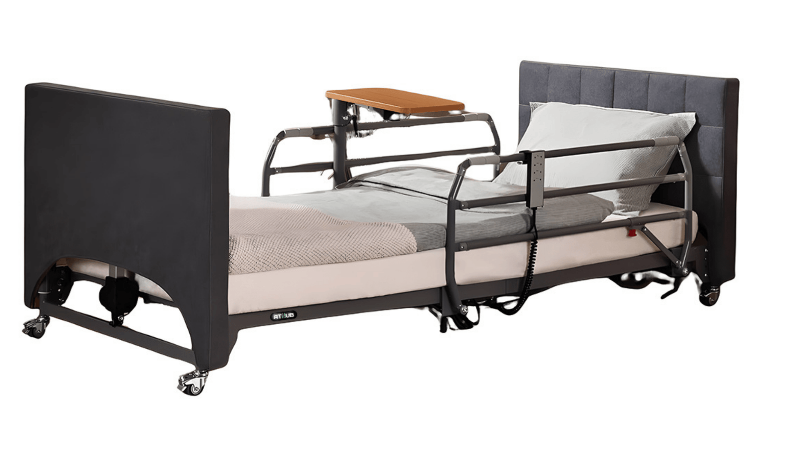 Prevent Bed Falls with Foldable Steel Safety Side Rails