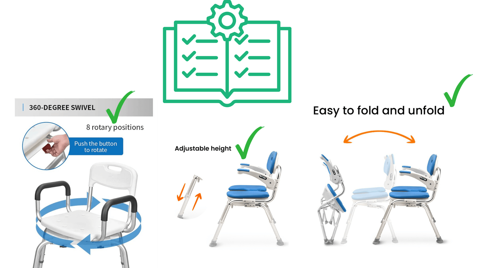 How to Choose the Right Foldable Shower Chair - Assistive Tech Hub