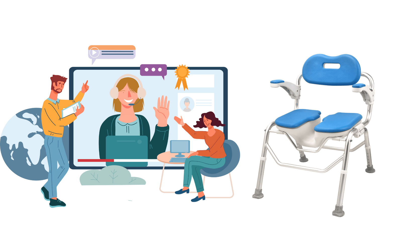 Training Caregivers on Proper Use of Shower Chairs - Assistive Tech Hub